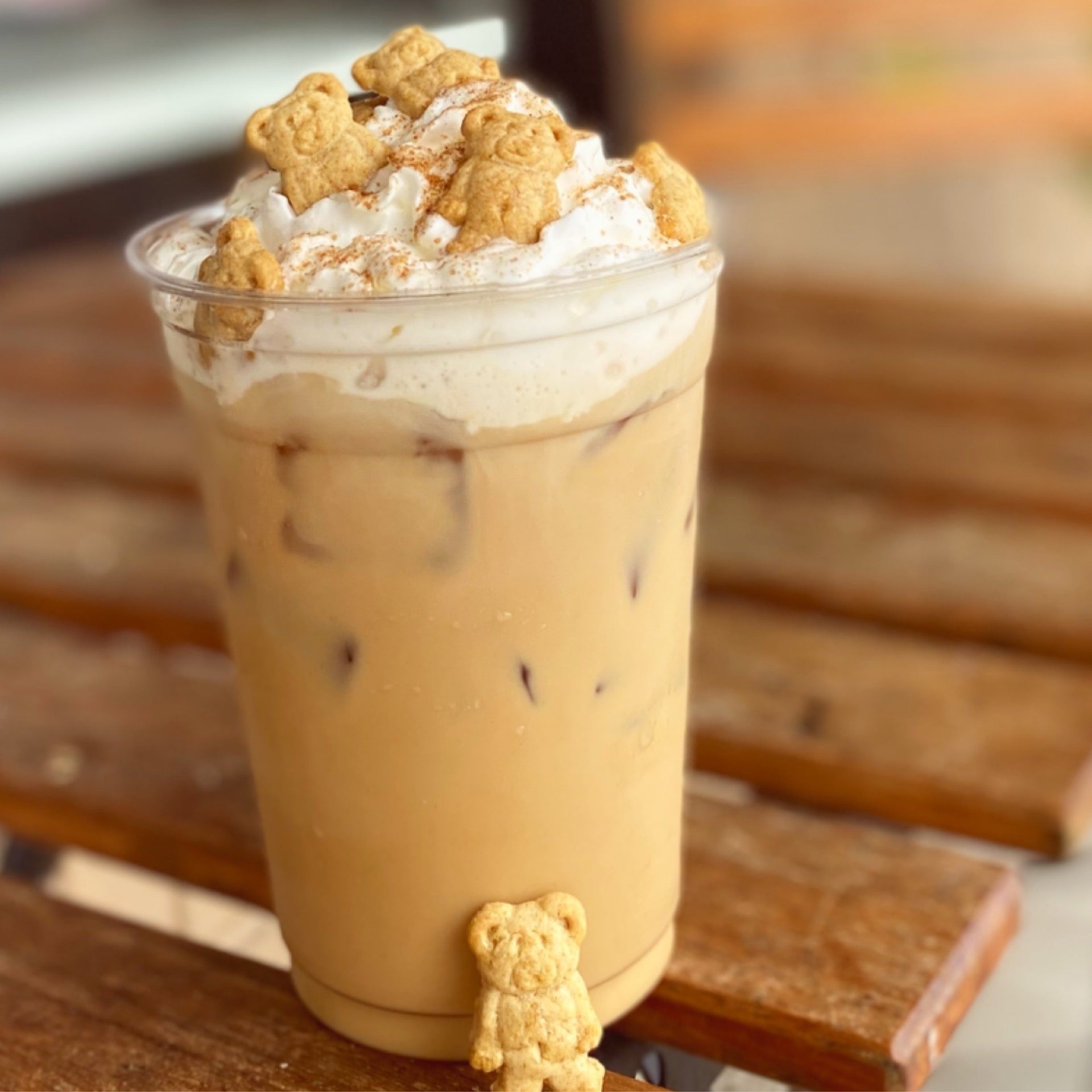 Teddy graham latte | BAM Bar Coffee+Bakery+Florist